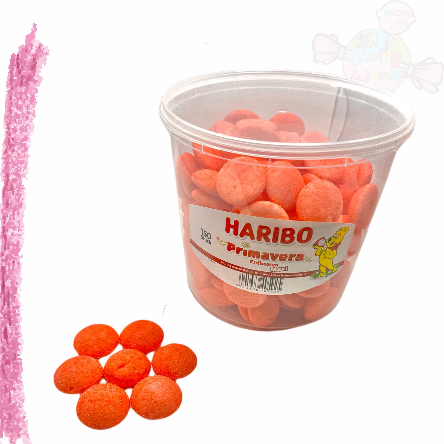 Haribo Primavera Erdbeeren Maxi Bepis Candy World